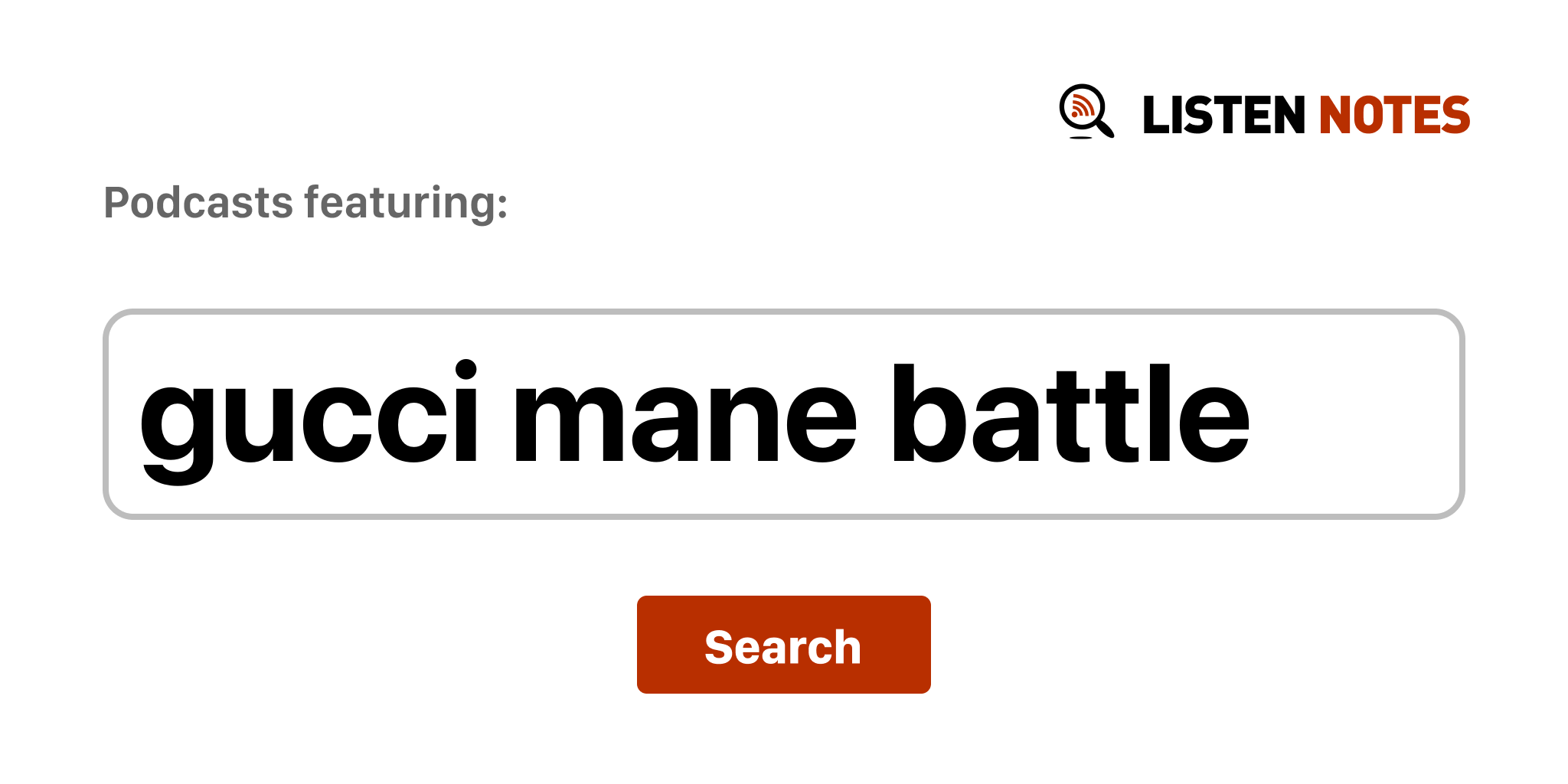 Gucci Mane Battle - Principales episodios de podcast